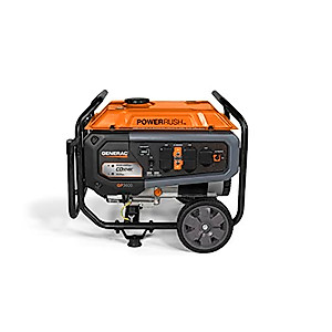 Generac 7721 GP3600 3,600-Watt Gas-Powered Portable Generator - COsense Technology - Powerrush Advanced Technology - Reliable Power for Emergencies and Recreation - 49 State Compliant
