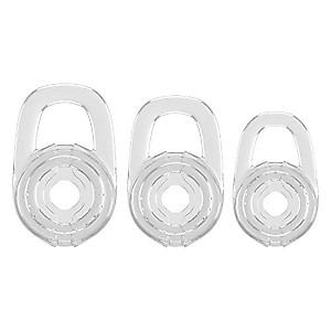 6 Clear Small Medium Large Eargels for Discovery 925 975 Wireless Bluetooth Headset Ear Gel Bud Tip Gels Buds Tips Eargel Earbud Eartip Earbuds Silicon 3 Pair Replacement Parts