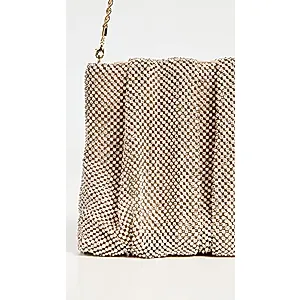 Loeffler Randall Women's Ember Diamante Clutch, Gold, One Size
