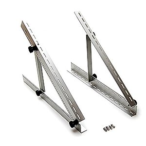 Adjustable Solar Panel Mount Mounting Rack Bracket Set Rack Folding Tilt Legs, Boat, RV, Roof Off Grid (28-inch Length)