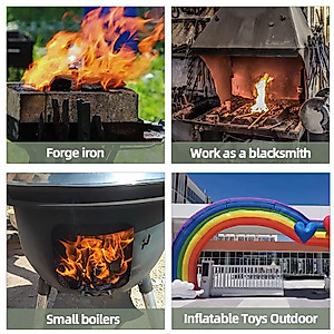 110V 250W US Style Electric Blacksmith Forge Blower Blacksmithing Coal Forge Fan air Blower Tools with 230CFM