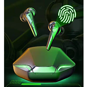 G11 Wireless Earbuds Bluetooth Headphones 5.2 Earphones, IPX7 Waterproof Bluetooth Earbuds with 30H Playtime, Stereo in-Ear Sports Headset with Charging Case, Mic, Touch Control for Running/Workout