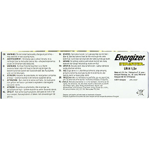 Energizer EN93 Industrial C 12 Alkaline Batteries, Pack of 12