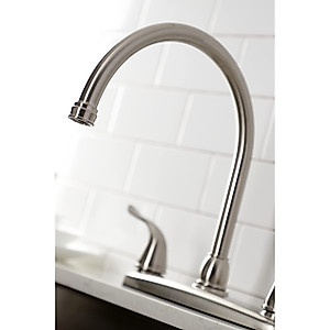 Kingston Brass KB798YL Yosemite 8" Centerset Kitchen Faucet, Brushed Nickel
