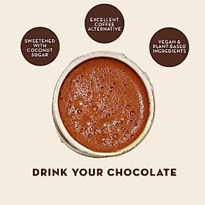 CACOCO 60% Mint Dark Drinking Chocolate: Organic, Fair Trade, Vegan, Kosher, Paleo Friendly (7.05 ounces)