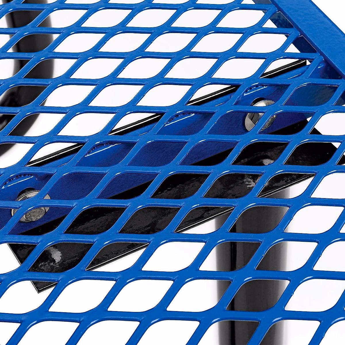 Global Industrial 46" Wheelchair Accessible Round Picnic Table, Surface Mount, Blue