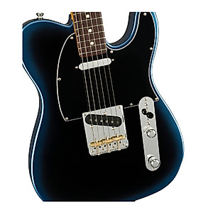 Fender 6 String Solid-Body Electric Guitar, Right, Dark Knight (0113940761)