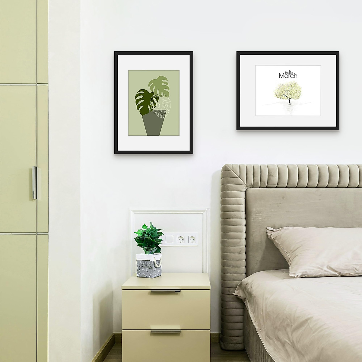 Picrit 12x16 Picture Frame Set of 12, Display 8.5x11 with Mat or 12x16 Without Mat, Photo Frames for Wall Mounting Display, Black.