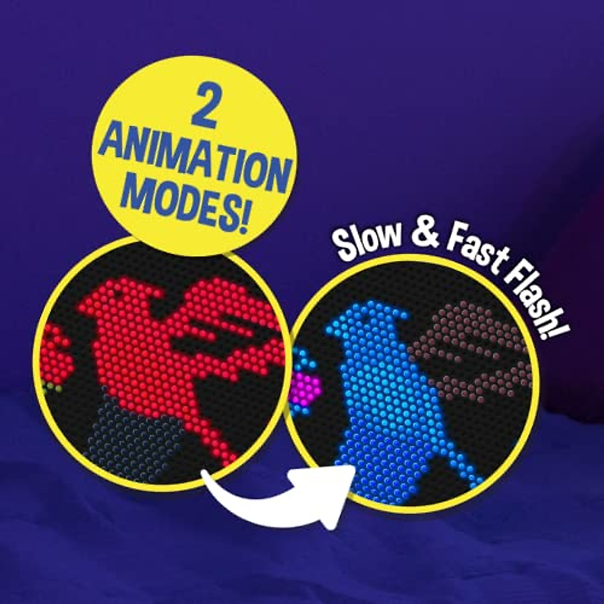 Lite Brite Oval High Definition - Light Up Toy – 650 Mini Pegs, 8 HD Design Templates, Great Gift for Girls and Boys Ages 6+