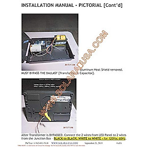 SOLARA-USA LED LIGHT FOR WALL PACK LIGHT FIXTURE - 277V 7000lumens 33Watts (277V - COOL WHITE [6000K])