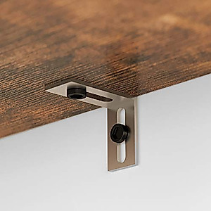 IRONCK Industrial Bookcase, 5-Tier Bookshelf for Living Room, Bedroom, Farm House, Kitchen, Office Decor and Storage