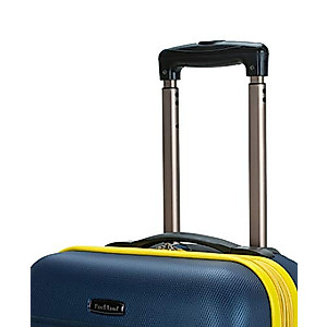 Rockland Melbourne Hardside Expandable Spinner Wheel Luggage, Navy, Carry-On 20-Inch