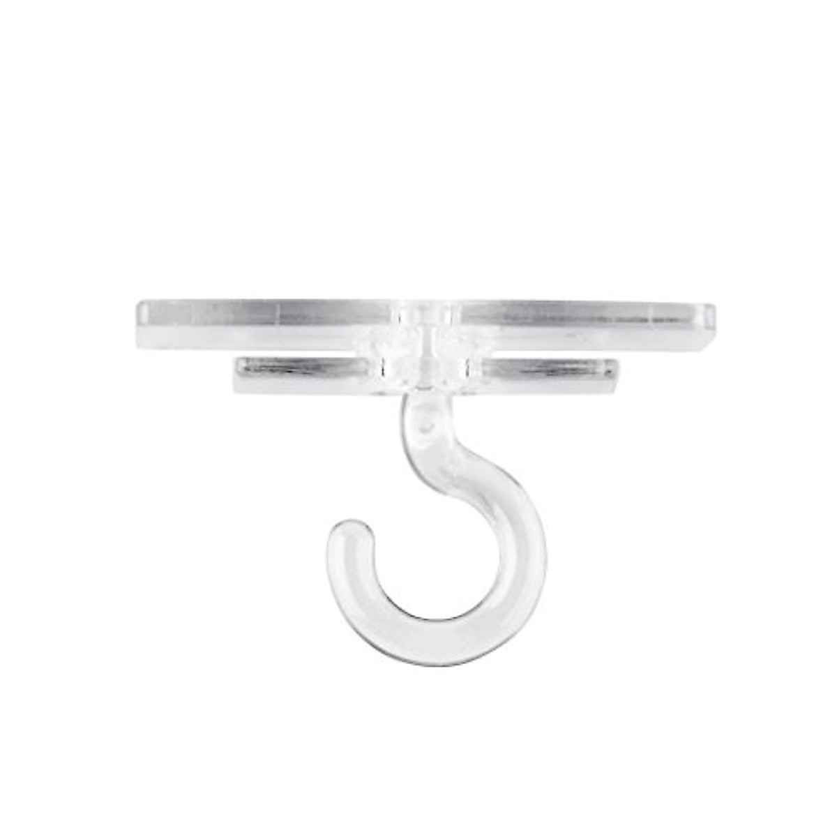 Command Party Ceiling, 3-Hooks (17803-ES), Clear, 3 Count