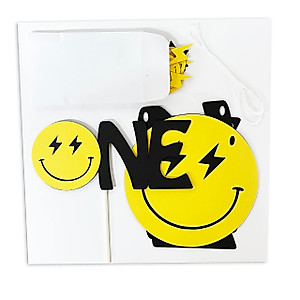 One Happy Dude Birthday Decorations (One Happy Dude Cake Topper, Highchair Banner + Confetti Bundle) one happy dude 1st birthday decorations