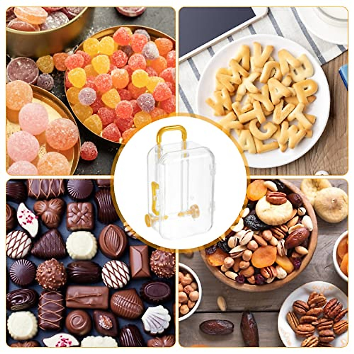 Alipis 12pcs Trolley Case Wedding Candies Box Wedding Supplies Cosplay Bride