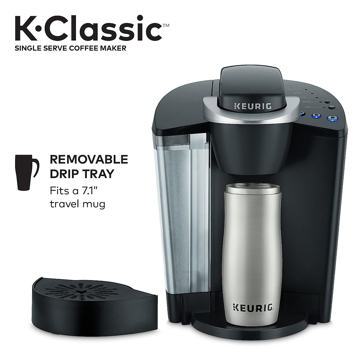 Keurig K-Classic Coffee Maker with Newman's Own Organics Newman's Special Blend, 32 Count