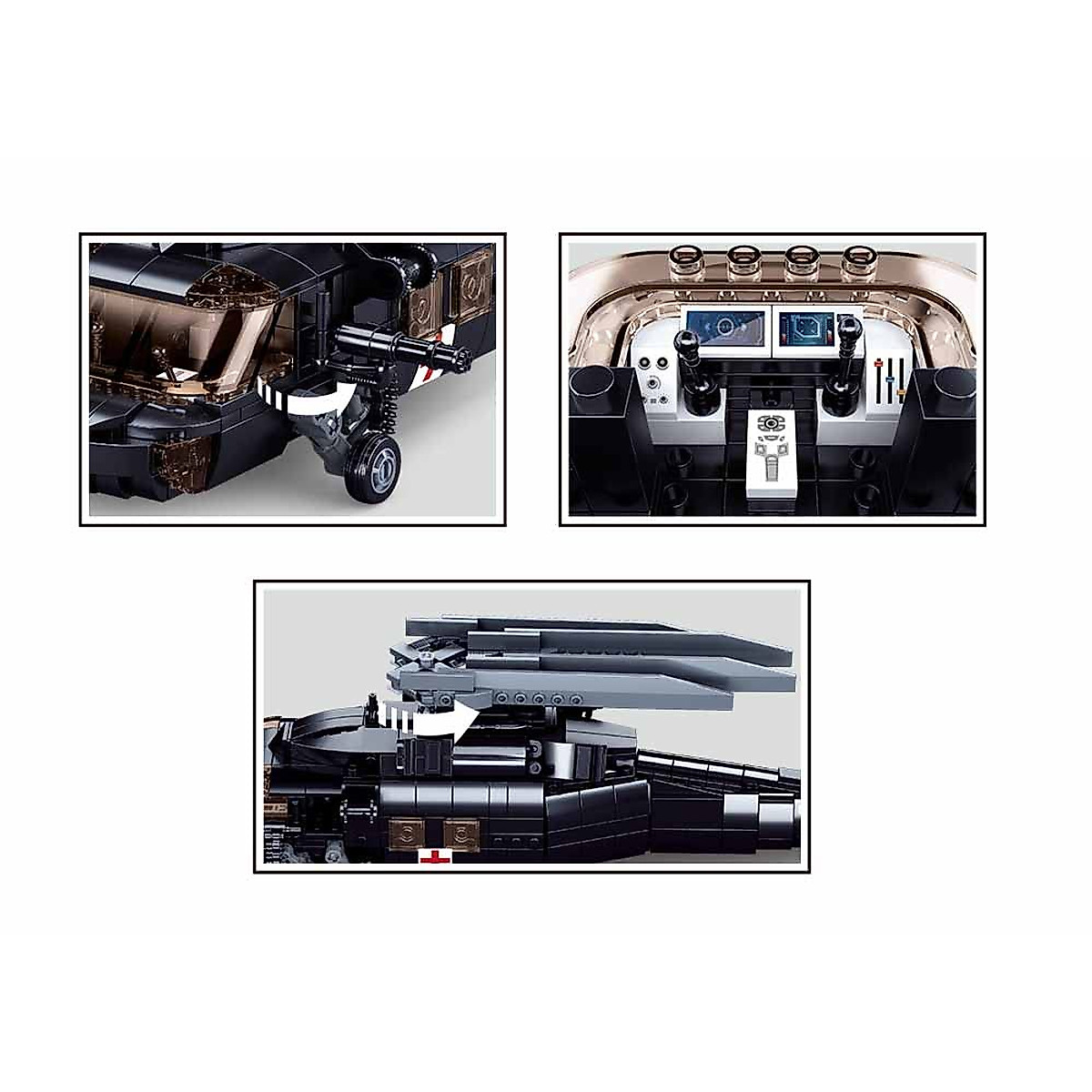 Sluban Modelbricks-Uh-60 Black Hawk 692Pcs 8+