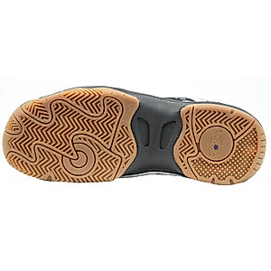 Python Wide (EE) Width Indoor Mid Racquetball (Squash, Indoor Pickleball, Badminton, Volleyball) Shoe (Black; Size 9.0)