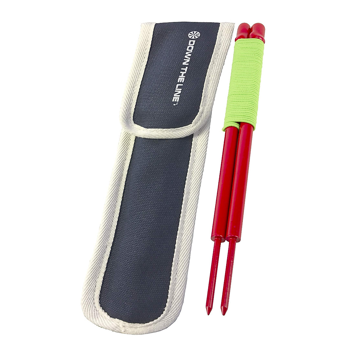 GoSports Down the Line 10 ft Putting String Guide - Golf Alignment Training Aid, Master Straight and Breaking Putts, Green