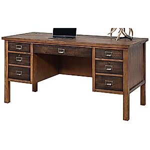 Martin Furniture Heritage Half Pedestal Desk