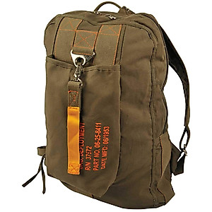 Olive Drab Vintage Canvas Flight Bag