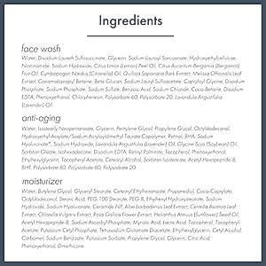 Tailorford Unisex 3 Step Skin Care Routine including Face Wash, Moisturizer and Night Cream, Skin Care Set for Men and Women, Travel Size