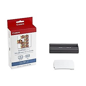 Canon KC-18IL Color Ink and Label Set (CP-100/200/300 Printers)