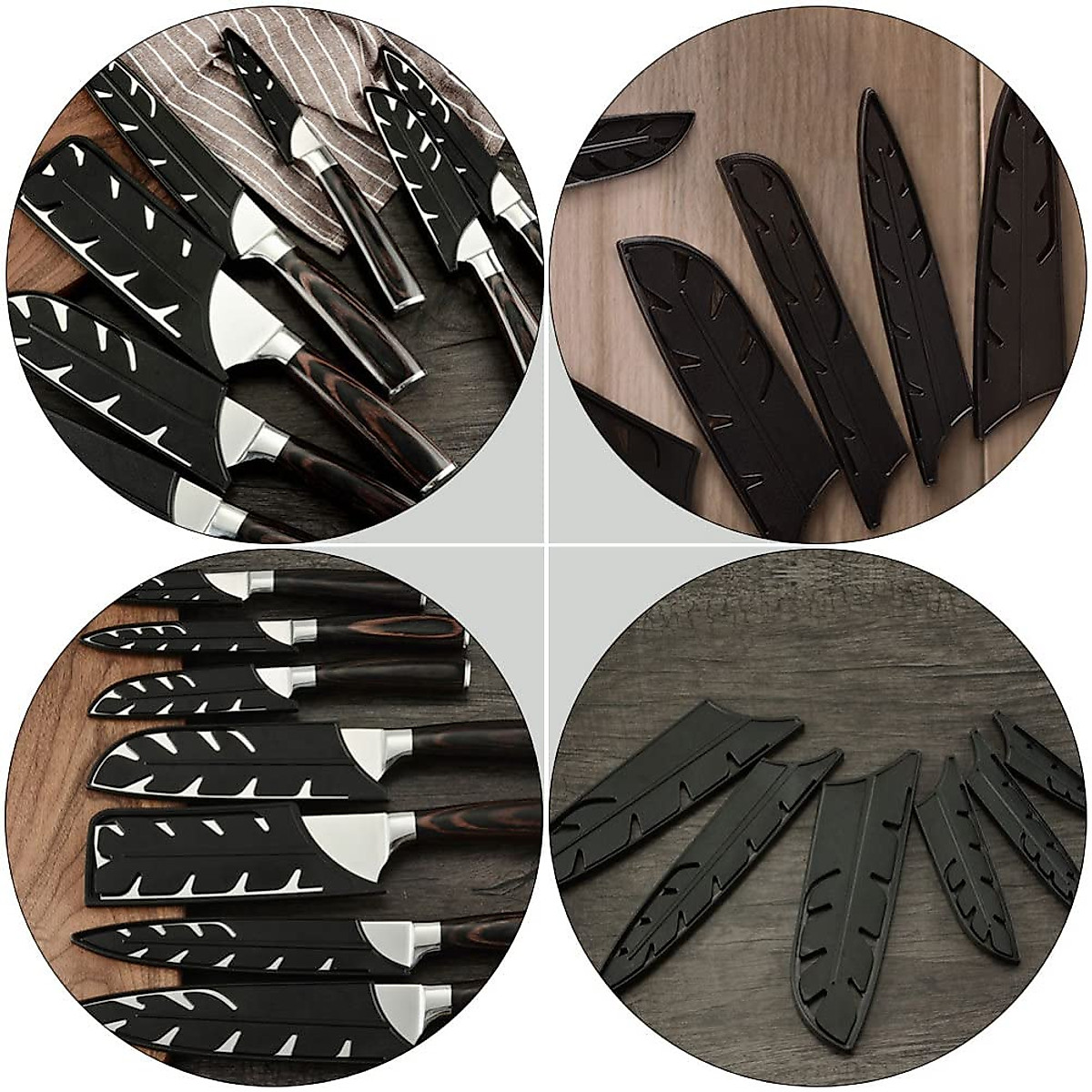 Plastic Cutlery Plastic Knife Universal Paring Knife Blade Guards Protectors Chef Vegetable Knife Cover for Home Kitchen Shop Suitcase Suitcase Pocket Protector