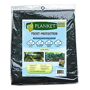 the Planket 11200 10 x 20 ft Frost Protection Plant Cover, Rectangular, Dark green