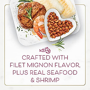 Purina Fancy Feast Dry Cat Food Filet Mignon Flavor with Seafood and Shrimp - 7 lb. Bag