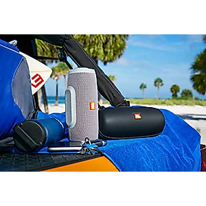 JBL Lifestyle Carry Case for Charge 4 Bluetooth Portable Speaker; Rugged EVA Shell with Weather Resistant Zippered Seal and Carabiner Style Clip (JBL-CHARGE4-CASE)
