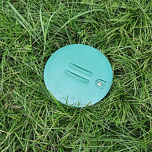 Bandelt 10" Valve Box Cover Lid Replacement for Sprinkler System Irrigation Circular Valve Box Lid