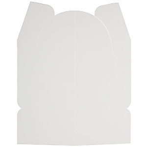 Roylco Stand-Up Self Portrait Art Project Kit - 6 1/4 x 9 inch - Pack of 40 White