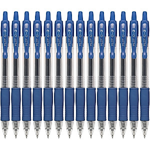 Pilot, G2 Premium Gel Roller Pens, Extra Fine Point 0.5 mm, Pack of 14, Blue