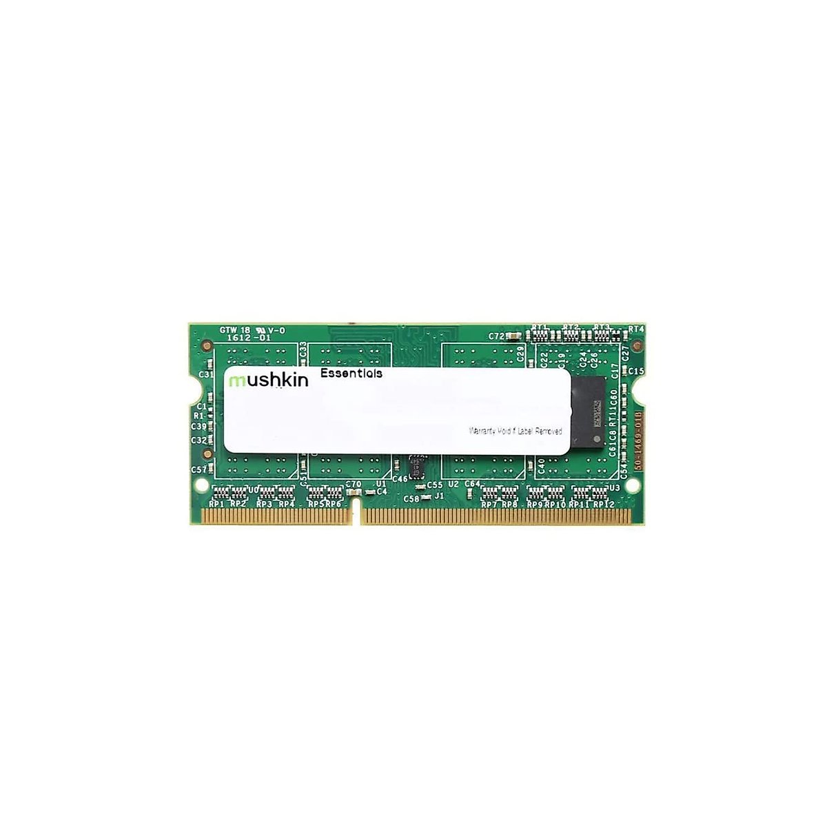 Mushkin Essentials – DDR3 Laptop DRAM – 8GB Memory Single SODIMM – DDR3L-1600MHz (PC3L-12800) CL-11 – 204-pin 1.35LV Notebook RAM – Low-Voltage – (992038)
