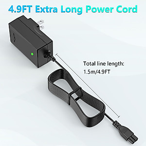 Charger for WYBOT Robotic Pool Vacuum Cleaner Compatible with Wybot C1 OS7010C Cordless Pool Vacuum Cleaner Power Adapter