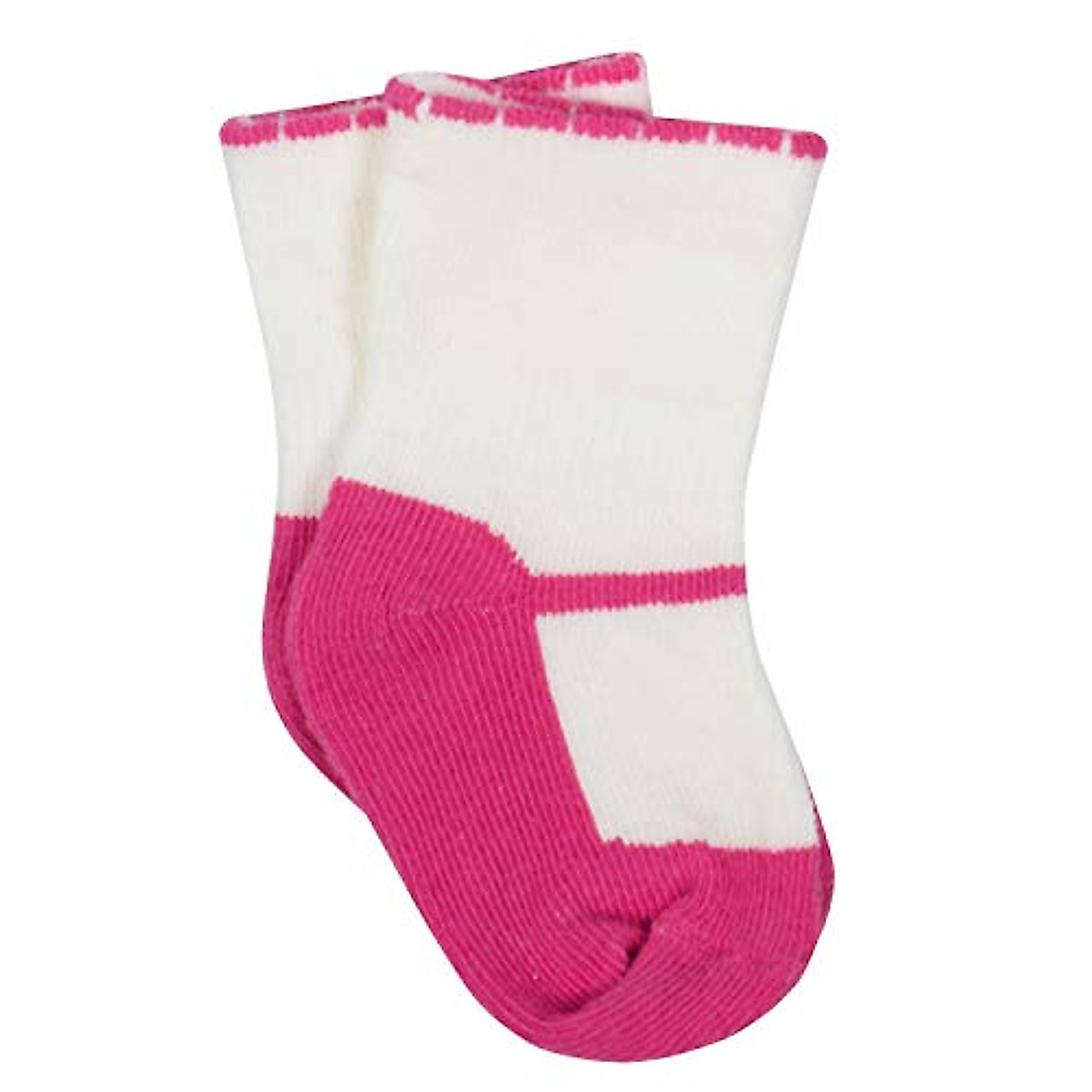 Gerber Unisex Baby Girls 8-Pair Wiggle-Proof Sock, Multicolor, 0-6 Months