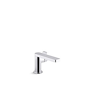 KOHLER Composed K-73167-4-CP Single Handle Single Hole Bathroom Sink Faucet with Metal Drain Assembly in Polished Chrome