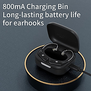 KZ AZ09 Bluetooth Wireless Cable HiFi Upgrade Ear Hook Cable Bluetooth 5.2 in Ear Monitor Replacement Cable for ZST/ZS10/ZSTX/AS06/AS10/BA10/ZSR/ES4(B pin)