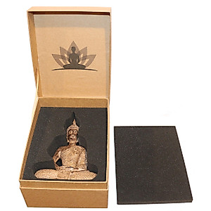 Arisen Meditation Buddha Statue 8" in Premium Gift Box