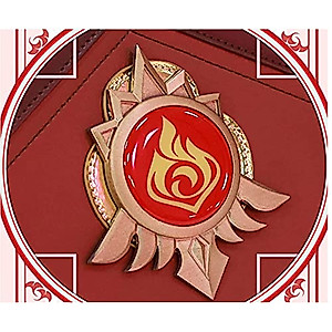 BoerMee Genshin Impact Cosplay Backpack Klee Bag Travel Bags Klee Cosplay Costume Props Plush Toy Pillow (Backpack)