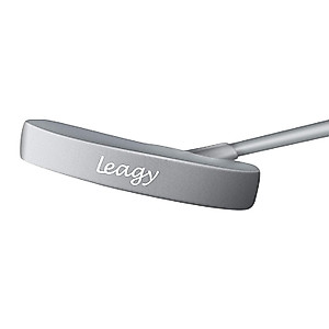 LEAGY Timeless Classic Golf Putter 35" Length - Putt Putt Style Two-Way Head and Premium Rubber Grip for Male & Female Right or Left Handed Golfers