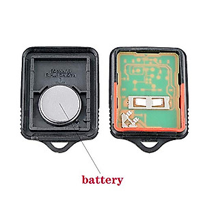 TAIME Keyless Entry Car Key Fob Replacement for Ford, Lincoln, Mercury, Mazda F150 F250 F350 Escape Expedition Explorer Ranger Set of 2