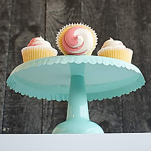 Now Designs Tin Cake Stand, Aqua
