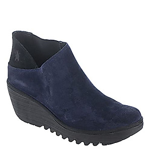 FLY LONDON YEGO400FLY Navy/Black Oil Suede EU 36 (US Women's 5.5-6) M
