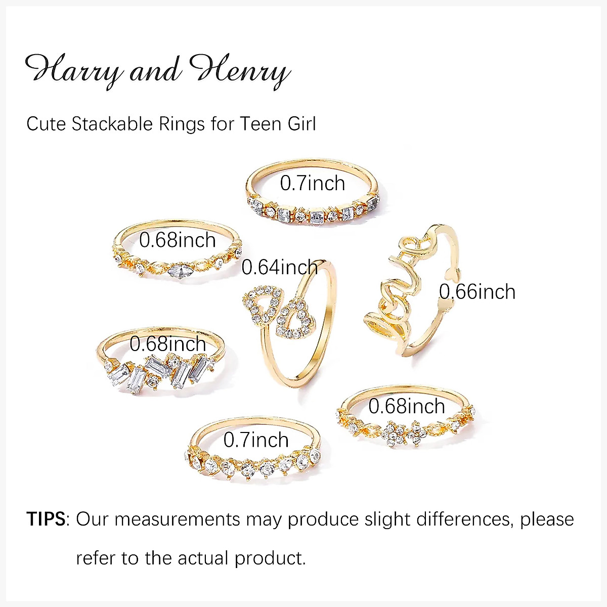 Gold Stackable Rings for Women Gifts Trendy Stuff Simple Star Moon Heart Knuckle Rings Set Boho Rings Cute Stuff Birthday Gifts Gold Rings Pack Jewelry