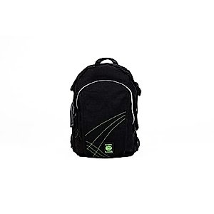 DIME BAGS Urban Hemp Backpack | Original Hemp Backpack for All Genders | Includes Secret Pocket & Removable Airtight Poly Bag (Black)