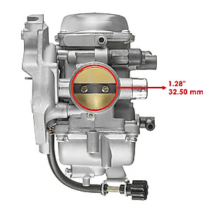 Caltric Carburetor Compatible with Kawasaki Lakota 300 Kef300A Kef 300A 1995-2000