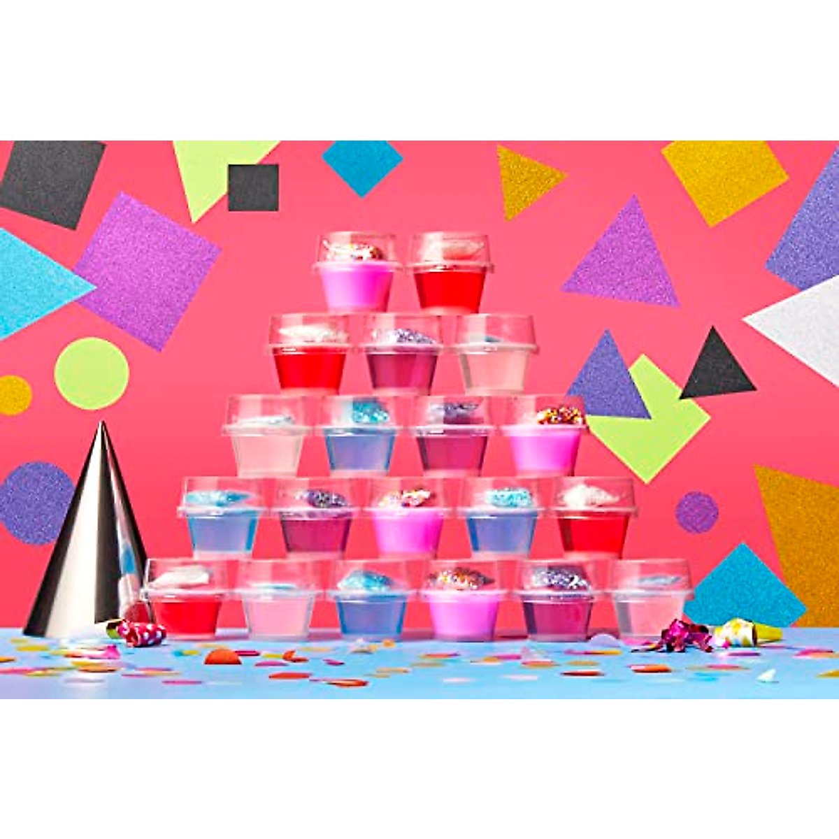 Elmer's PKG Gue Premade, Slime Kit, Includes Fun, Unique Add-Ins, Party Pack, 20 Count