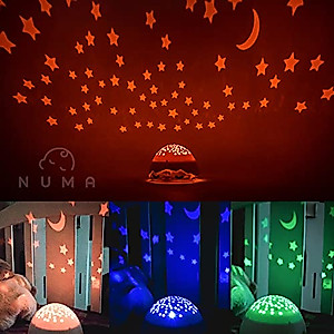 Numa Baby Sleep Soother and Sound Machine with Night Light Projector (Remote Included)